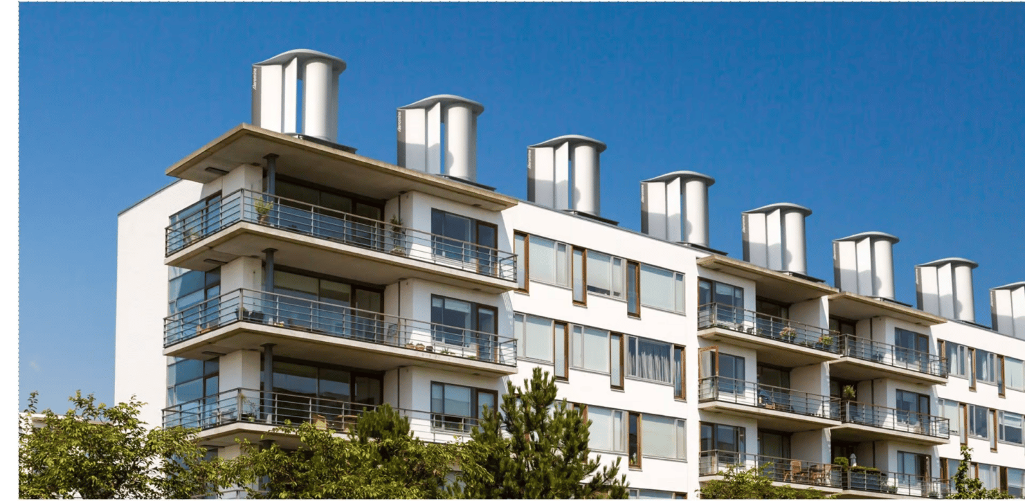 Un système éolien pour les toits pourrait rendre des bâtiments autonomes