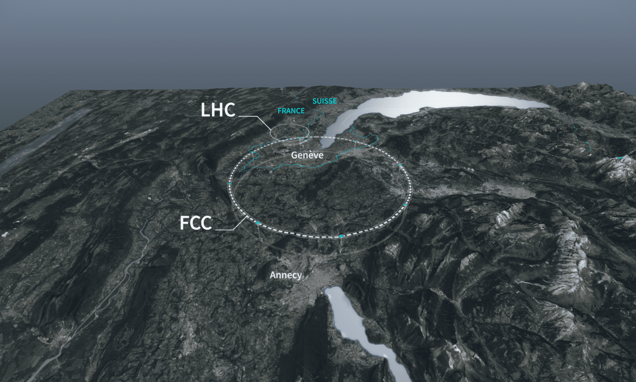 Le (gigantesque) Futur Collisionneur Circulaire (FCC) du CERN pourrait ...